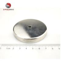 China ±1% Ferrite Magnetic Fastener Round Base Pot Magnet for General Tools Instruments for sale