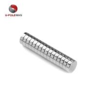 China Small Home Refrigerator Magnets Industrial Magnet Axial N35 ±3% Tolerance 12mm X 3MM for sale