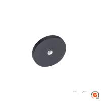 China Easy to Install D43 D66 D88mm Rubber Coated POT Mounting Magnet With Internal Thread for sale