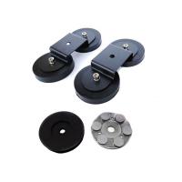China Rubber Coated Pot Magnet Neodymium Rubber Magnet D36*6mm-M6 Permanent Powerful Punching for sale