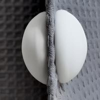 China Ferrite Magnet Grade Magnetic Silicone Shower Curtain Weights for Waterproof Liners for sale