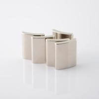 China Cutting Customized N35-N52 M H SH UH Rare Earth Neodymium Arc Tile Magnet for Industrial for sale