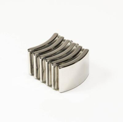 China Main Materials NdFeB Super Strong Magnet Neodymium Arc Segment Magnets for BLDC Motor for sale
