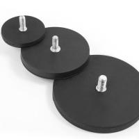 China Lead Time For Rubber Coated Neodymium Pot Magnet D88mm D66mm D43mm D36mm 15-20 Days for sale