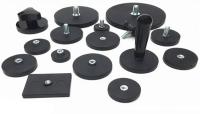 China Lead Time For Rubber Coated Neodymium Pot Magnet D88mm D66mm D43mm D36mm 15-20 Days for sale