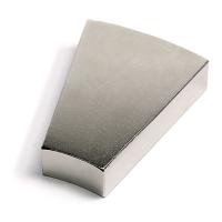 China Segment Neodymium Magnet for Custom Made DC Motor Parts 45SH Arc Permanent Moto Magnet for sale