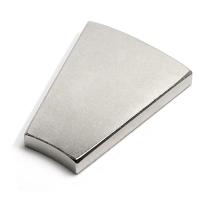 China Segment Neodymium Magnet for Custom Made DC Motor Parts 45SH Arc Permanent Moto Magnet for sale