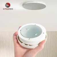 China D70MM Smoke Detector Magnetic Stand with Neodymium Magnets and Galvanized Steel Sheet for sale