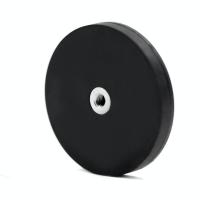China Powerful Neodymium Magnet with Screw Thread 80 Centigrade Max Working Temperature for sale
