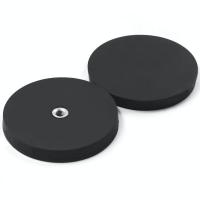 China Powerful Neodymium Magnet with Screw Thread 80 Centigrade Max Working Temperature for sale