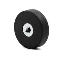 China Powerful Neodymium Magnet with Screw Thread 80 Centigrade Max Working Temperature for sale