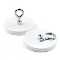 China Powerful Neodymium Magnet with Screw Thread 80 Centigrade Max Working Temperature for sale