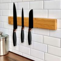 China Upgrade Your Kitchen with a Magnetic Knife Set and Bamboo Acacia Walnut Storage Block for sale
