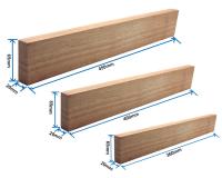China Upgrade Your Kitchen with a Magnetic Knife Set and Bamboo Acacia Walnut Storage Block for sale