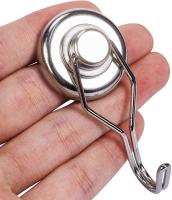 China Upgraded Neodymium Magnets Strong and Durable Magnetic Hook Hanger with Nickel Coating for sale