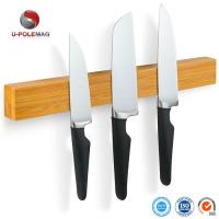 China Sample Lead Time 2-3 Days Strong Neodymium Magnet Bamboo Magnetic Knife Strip / Bar for sale