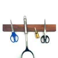 China Eco-Friendly Bamboo Wood Magnetic Knife Holder for Stylish Kitchenroom Knives Storage for sale