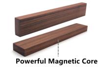 China Eco-Friendly Bamboo Wood Magnetic Knife Holder for Stylish Kitchenroom Knives Storage for sale