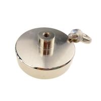 China NeFeB Fe37 550 lbs Strong Magnet Fishing with M10 Thread and Screw Hole POTN08-75 for sale