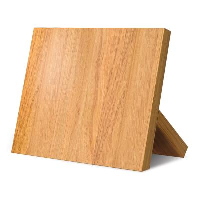 China Custom Design Magnetic Knife Block Natural Bamboo Stand Holder with Strong Magnets for sale