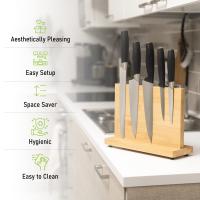 China Eco-friendly Magnetic Knife Block Stand Holder with Powerful Magnet Custom Designs for sale