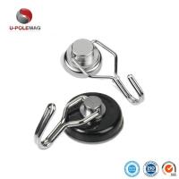 China Rare Earth Magnetic Hook Heavy Duty Neodymium Magnets Upgraded Design with Swivel Cara for sale