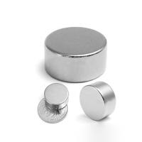 China NiCuNi Coated D50x20 Strong Sintered Rare Earth 1 Tesla Permanent Magnet for Sensors for sale