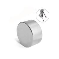 China NiCuNi Coated D50x20 Strong Sintered Rare Earth 1 Tesla Permanent Magnet for Sensors for sale
