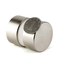 China NiCuNi Coated D50x20 Strong Sintered Rare Earth 1 Tesla Permanent Magnet for Sensors for sale