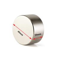 China Max working temperature 60 Centigrade Round Disc Strong Thin Permanent Neodymium Magnets for sale