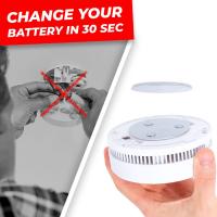 China Nickel Coated Smoke Detector Mounting Kit for Fire House Alarms without Drilling for sale