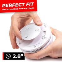 China Nickel Coated Smoke Detector Mounting Kit for Fire House Alarms without Drilling for sale