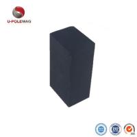 China Custom Rubber POT Coated Neodymium Rectangular Magnets with Two Holes Full Force As Request for sale