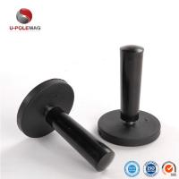 China Industrial Magnet Powerful Rubber Coated Pot Magnet With Attractive Magnetic Strength for sale