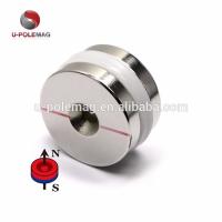 China 148 LBS 67 KG Pulling Force Rare Earth POT Magnet with Eyebolt D48mm and High Tolerance for sale