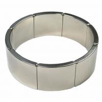 China Industrial Flywheel N35 Neodymium Arc Magnet for Electricity Generation and Efficiency for sale