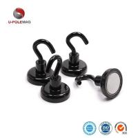 China Neodymium Magnet Decorative Pot Magnet with Hook D10mm-75mm and Powerful Magnetic Hook for sale