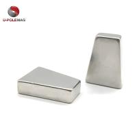 China Customized Specific Requirements Neodymium Permanent Trapezoid Magnet for Generators for sale