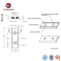 China Industrial Grade N52 Square NdFeb Pot Magnet with Countersunk Hole and Nickel Coating for sale