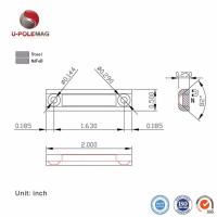 China Industrial Grade N52 Square NdFeb Pot Magnet with Countersunk Hole and Nickel Coating for sale