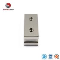 China Industrial Magnet N35 Countersunk Hole 5mm Block Strong Rare Earth Neodymium Magnets for sale