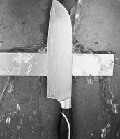 China 12 Inch Magnetic Knife Strip Logo Silk Printing or Laser Metal Magnetic Wall Knife Holder for sale