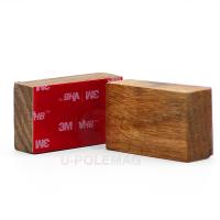 China Sustainable Wood Magnetic Knife Holder For Wall STRONG Neodymium Magnets Adhesive Strip for sale