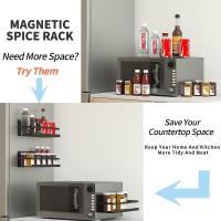 China Customized Magnetic Spice Rack for Beverage in Refrigerator Space Saving Organizer for sale