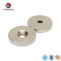 China Custom Neodymium Countersunk Magnets for Optimal Performance Density 7.6g/cm3 Grade N42 for sale
