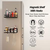 China Customized Magnetic Spice Rack for Beverage in Refrigerator Space Saving Organizer for sale