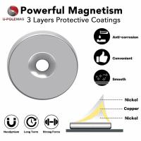 China NdFeB Grade N42 Customizable Rare Earth Round Neodymium Countersunk Magnet for Machinery for sale