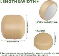 China Tolerance ±0.05mm Strong Hijab Magnetic Pins with Customized Colors and Matte Finish for sale
