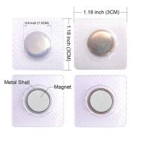 China Zinc PVC Coating Steel Hidden Invisible Sew Magnetic Button for Clothing for sale