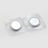 China Sample PVC coated Waterproof Sew in Monopole Neodymium Magnet for raincoat D25x3mm for sale